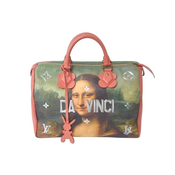 Louis Vuitton | Bags | Louis Vuitton Mona Lisa Speedy 3 Bag Masters Collection Pink | Poshmark